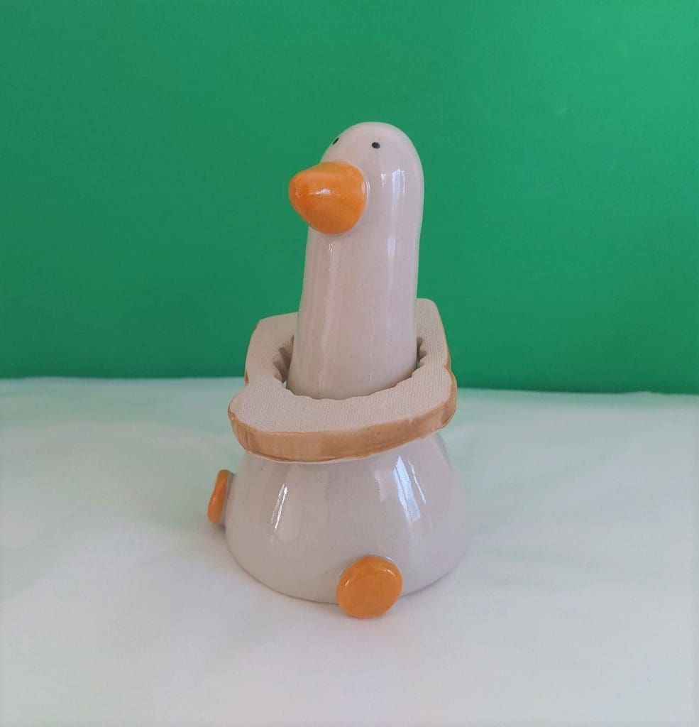 Silly GOOSE - Handmade Ceramic Goose
