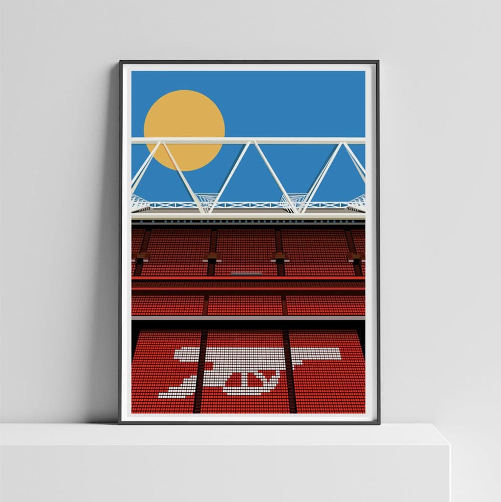 For the Gunners- Arsenal Emirates Stadium Art Print