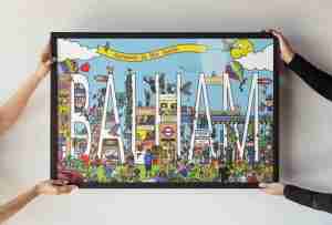 Balham! - Personalised Illustration