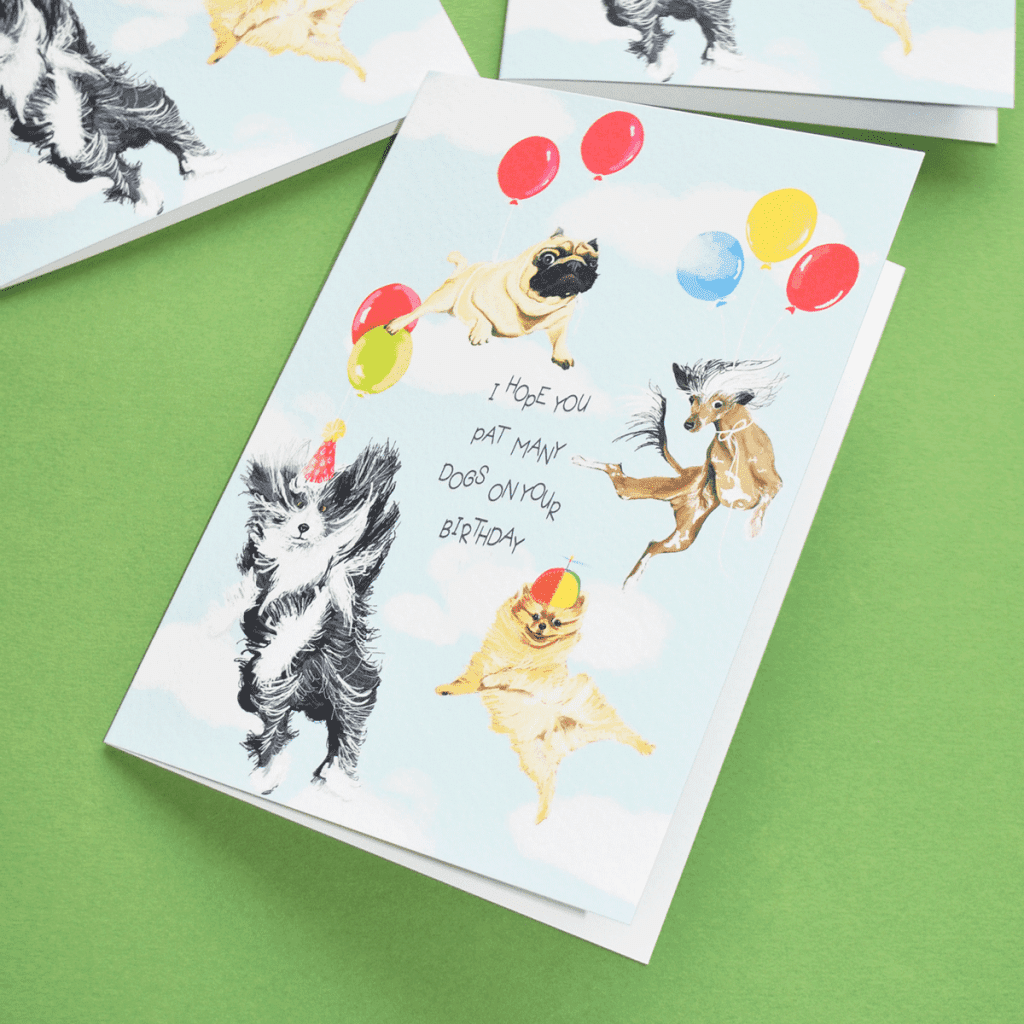 Fun and Cute Dogs Birthday Card – Urban Makers